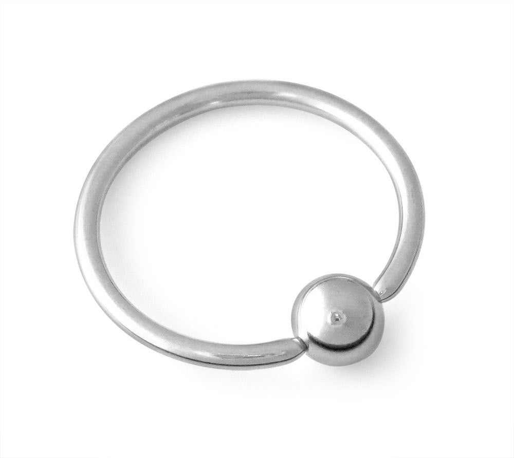 14g Implant Grade Steel Captive Bead Ring | My Site